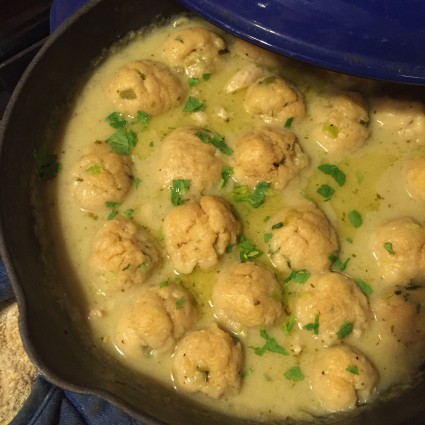 Mexican chicken and dumplings - The Domestic Kitchen
